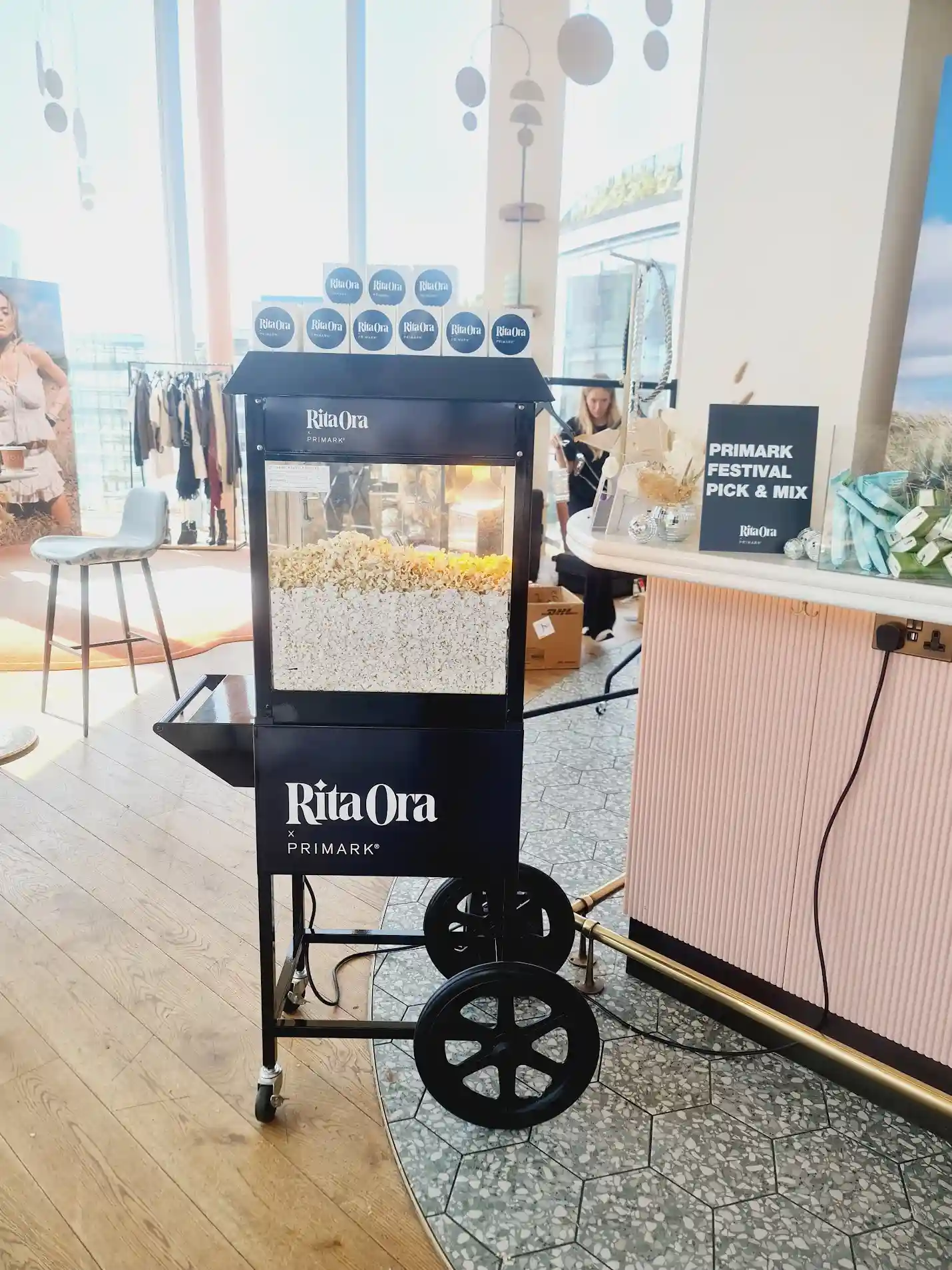 Branded Popcorn Machine | Delivered to Your Exhibition Stand in London ...